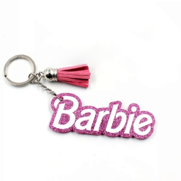 Barbie | Accessories | Barbie Glitter Tassel Keychain | Poshmark